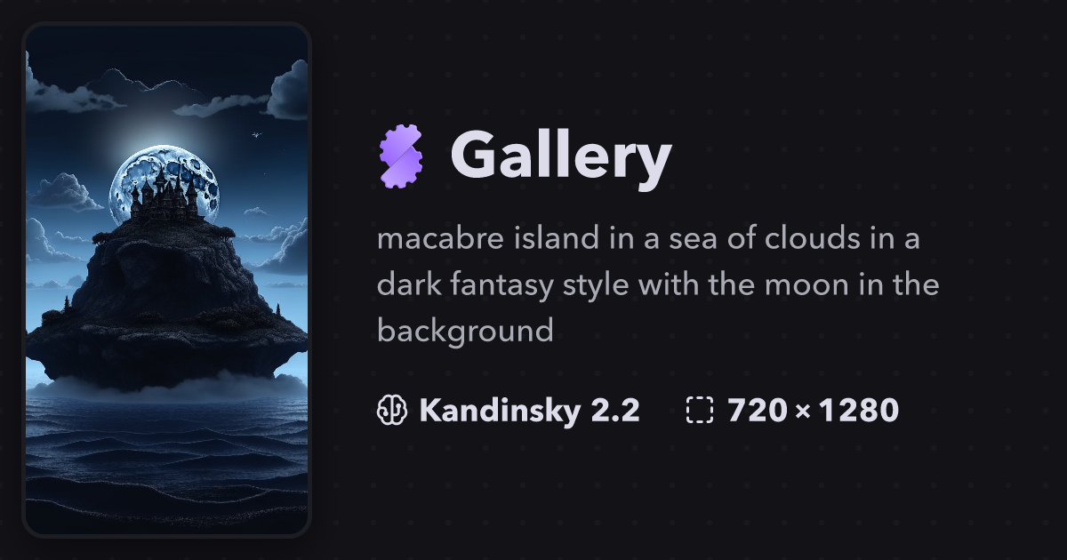 "macabre island in a sea of clouds in ..." | Gallery | Stablecog