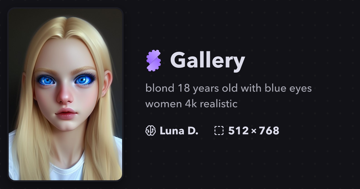 "blond 18 years old with blue eyes women ..." | Gallery | Stablecog