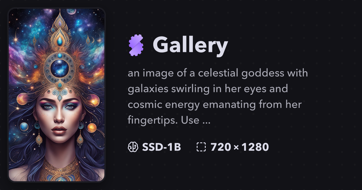 "an image of a celestial goddess with ..." | Gallery | Stablecog