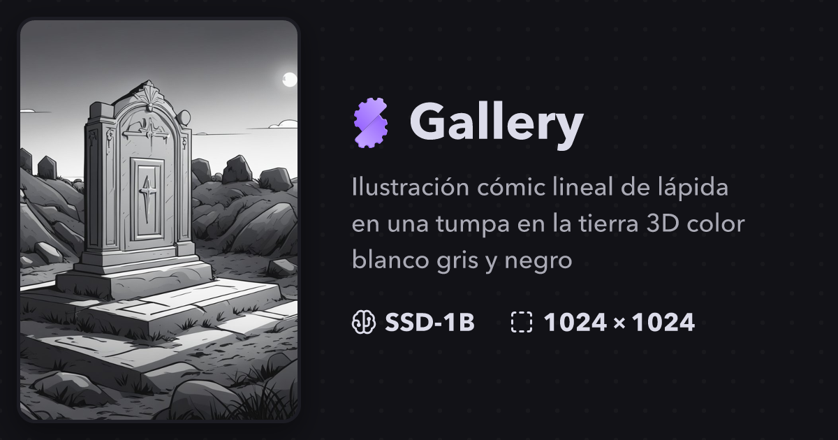 "Ilustración cómic lineal de lápida en..." | Gallery | Stablecog