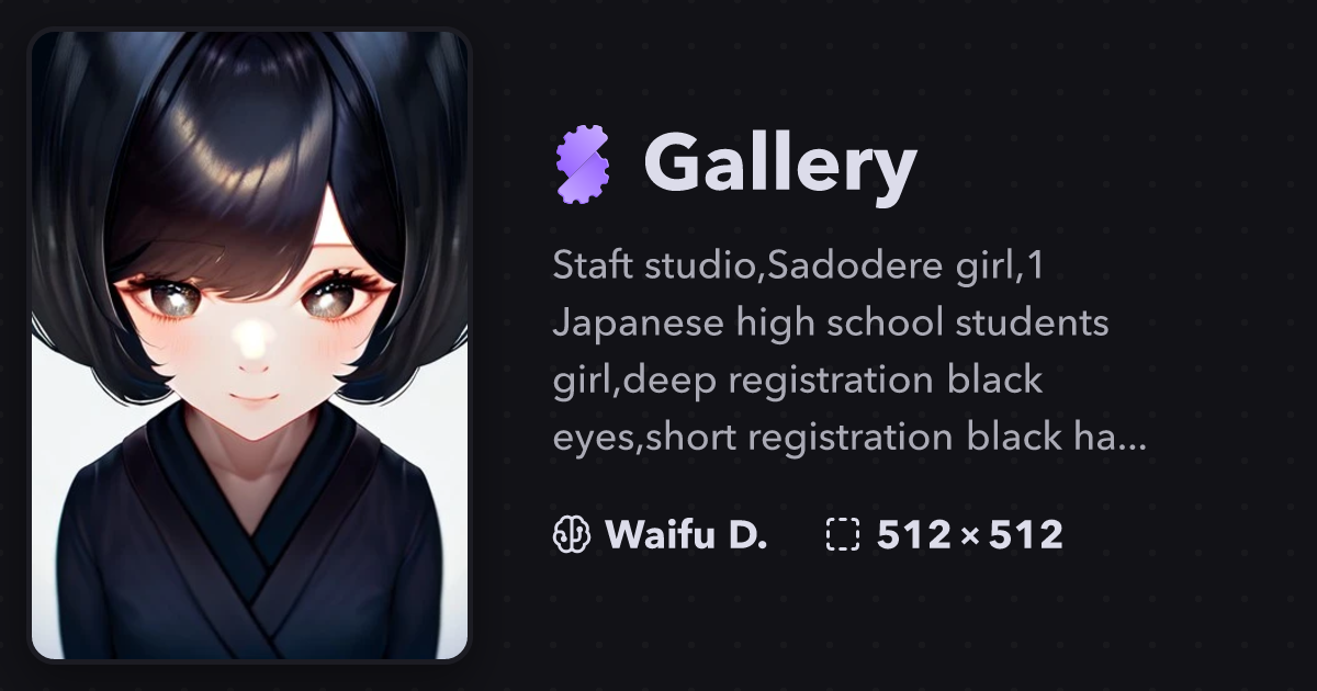 "Staft studio,Sadodere girl,1 Japanese..." | Gallery | Stablecog
