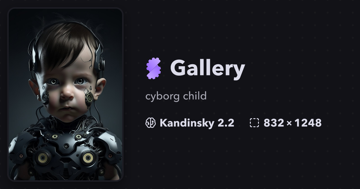 "cyborg child" | Gallery | Stablecog