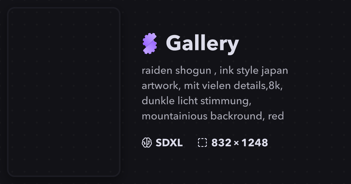 "raiden shogun , ink style japan artwo..." | Gallery | Stablecog