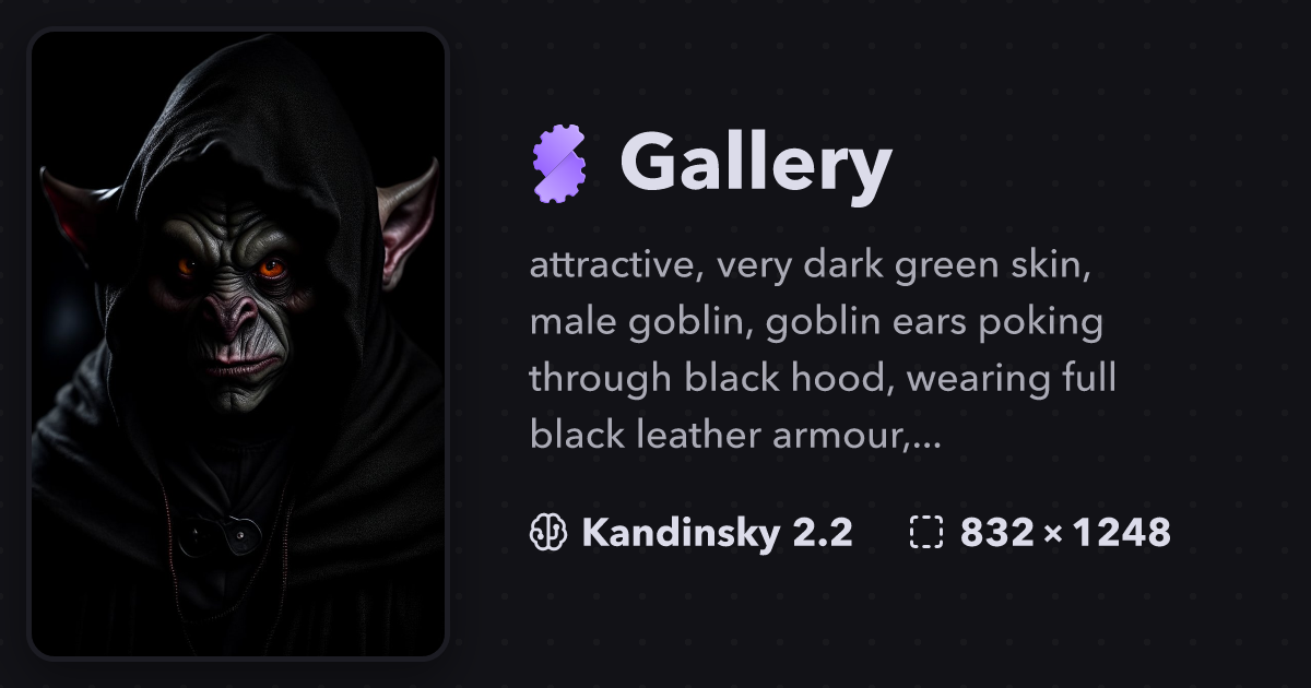 "attractive, very dark green skin, male g..." | Gallery | Stablecog