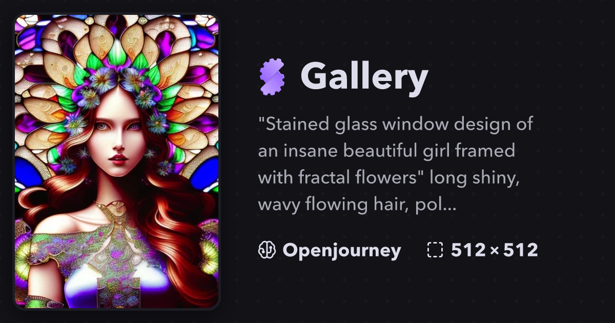 ""Stained glass window design of an in..." | Gallery | Stablecog