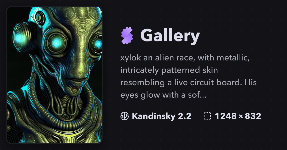 "xylok an alien race, with metallic, i..." | Gallery | Stablecog