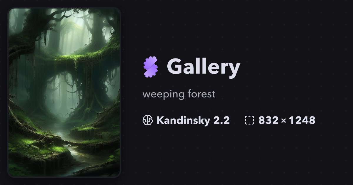 "weeping forest" | Gallery | Stablecog
