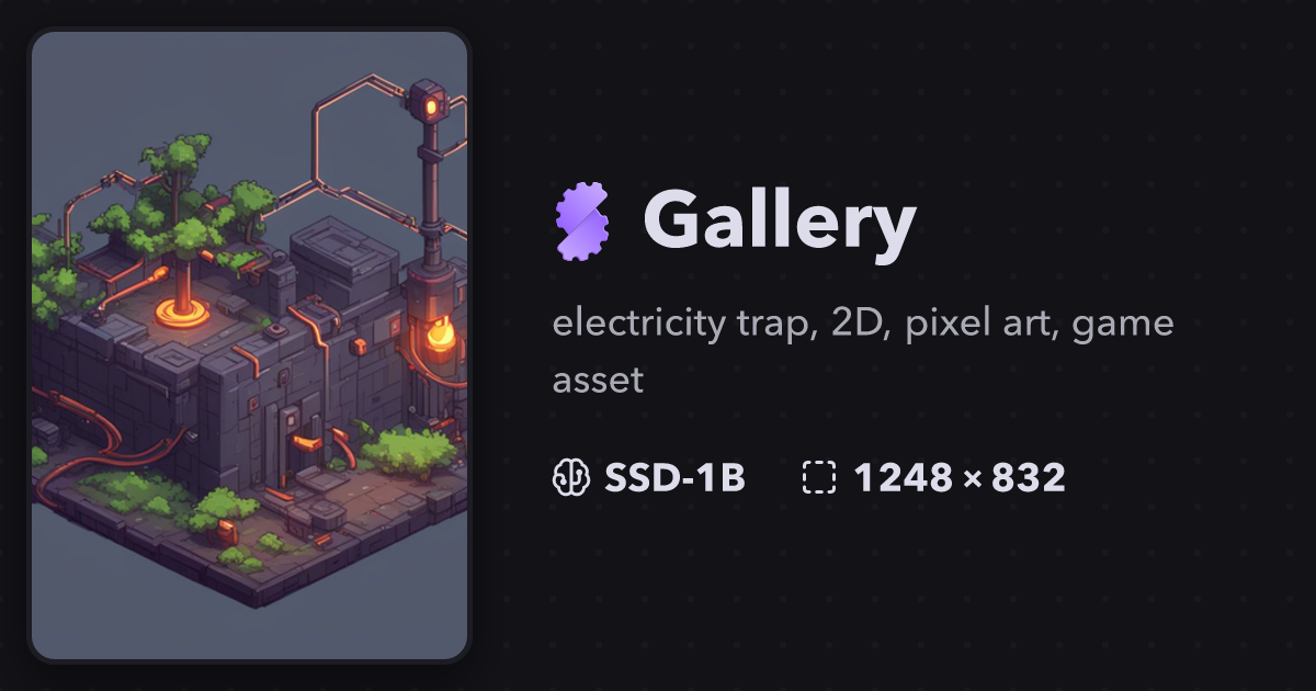 "electricity trap, 2D, pixel art, game as..." | Gallery | Stablecog