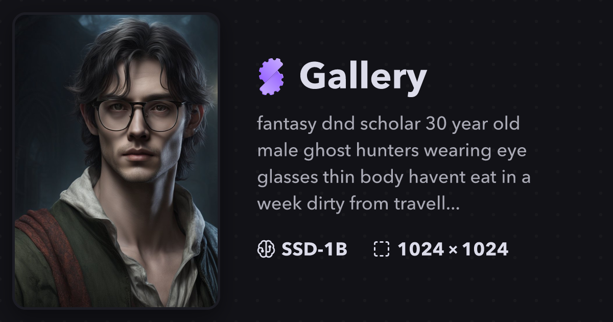 Fantasy dnd scholar 30 year old male ghost hunters... | Gallery
