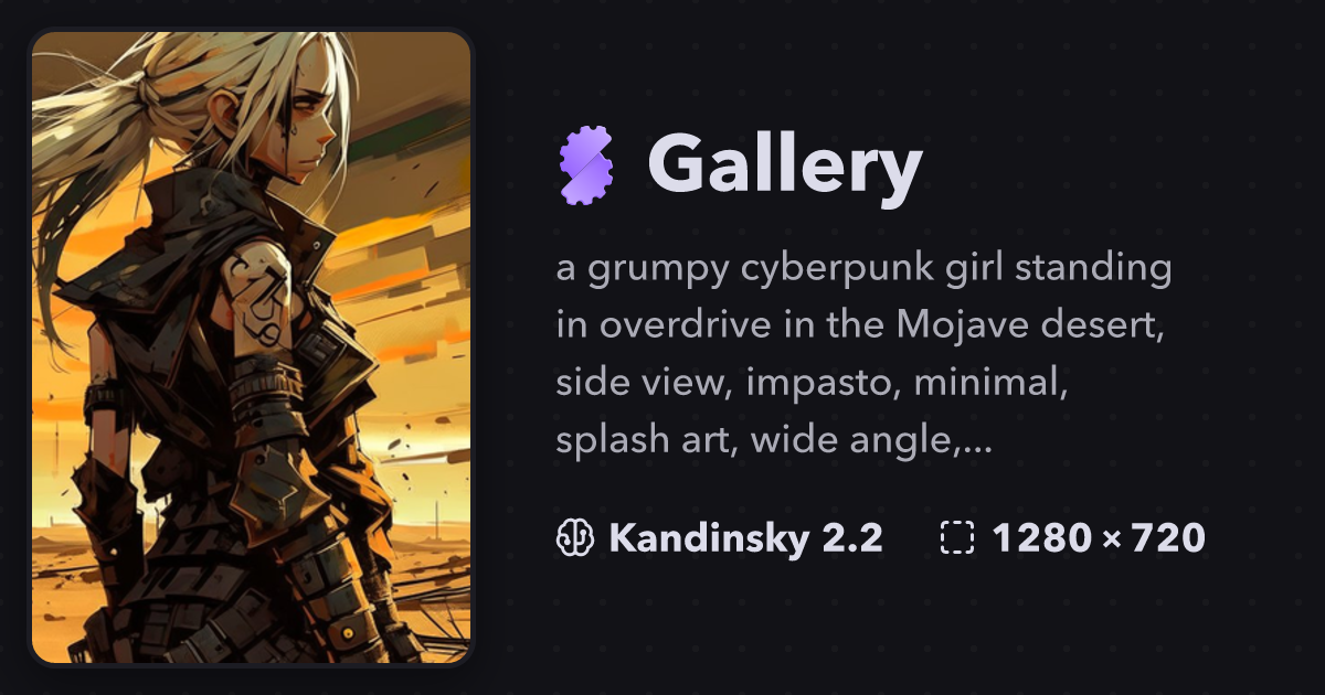 A grumpy cyberpunk girl standing in overdrive in t... | Gallery