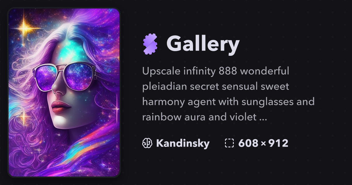 "Upscale infinity 888 wonderful pleiad..." | Gallery | Stablecog