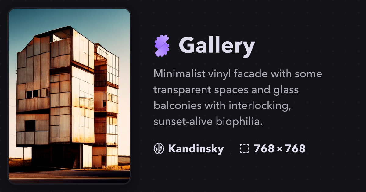 "Minimalist vinyl facade with some tra..." | Gallery | Stablecog