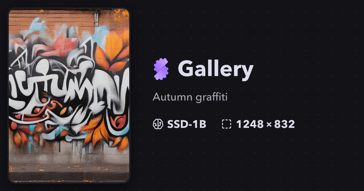 "Autumn graffiti" | Gallery | Stablecog