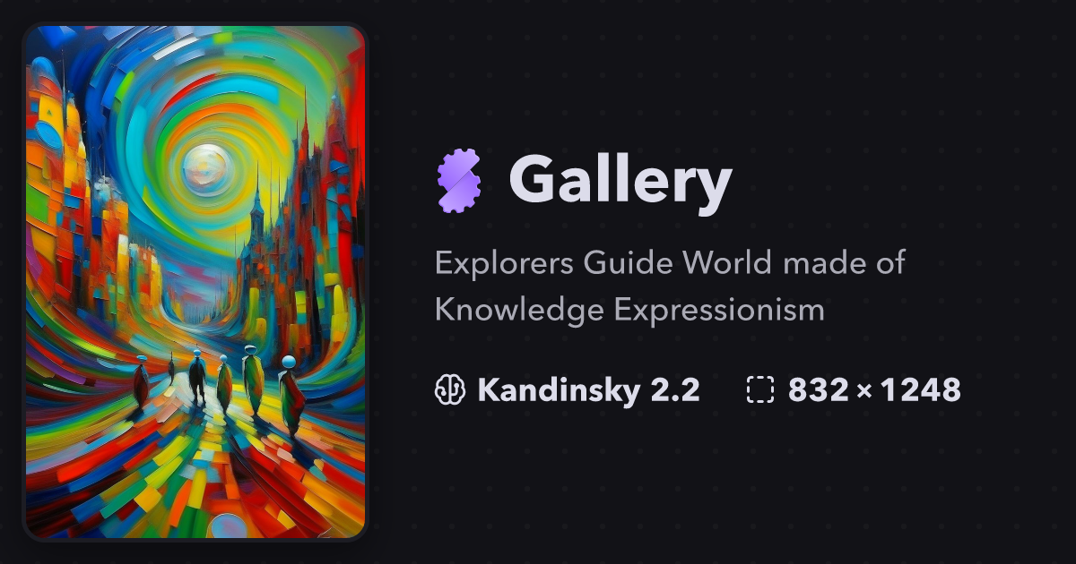 "Explorers Guide World made of Knowled..." | Gallery | Stablecog