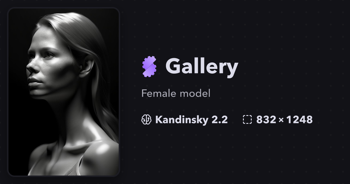 "Female model" | Gallery | Stablecog