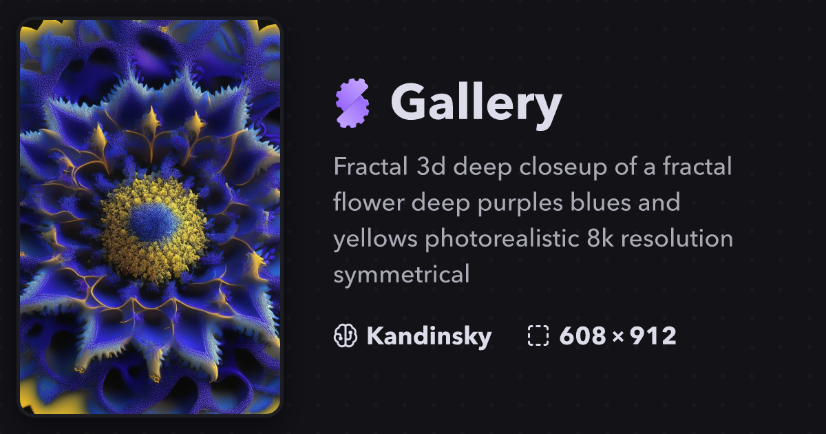 "Fractal 3d deep closeup of a fractal ..." | Gallery | Stablecog
