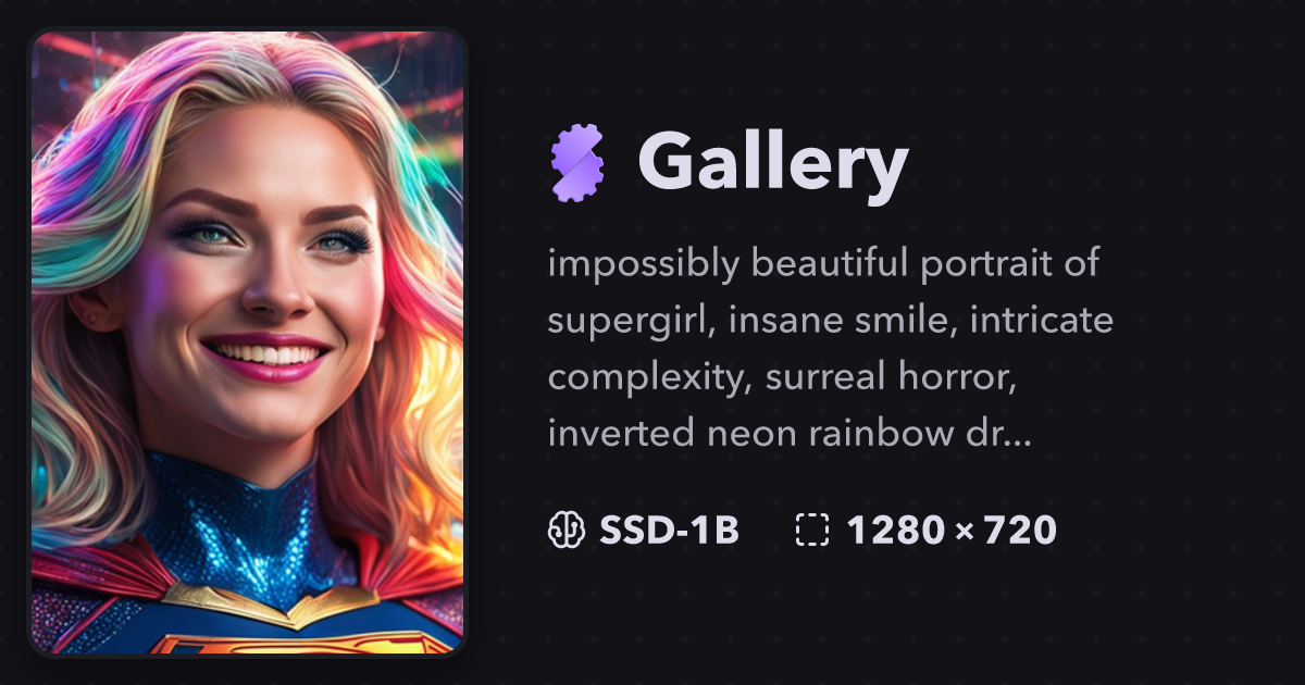 "impossibly beautiful portrait of supe..." | Gallery | Stablecog