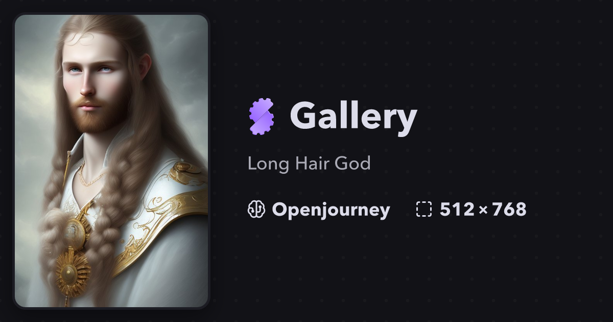 "Long Hair God" | Gallery | Stablecog