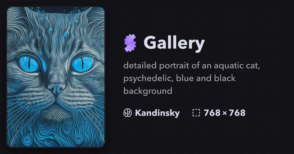 "detailed portrait of an aquatic cat, ..." | Gallery | Stablecog