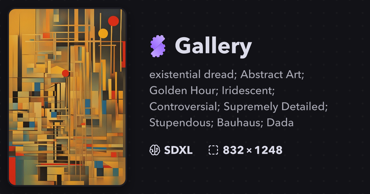 "existential dread; Abstract Art; Gold..." | Gallery | Stablecog