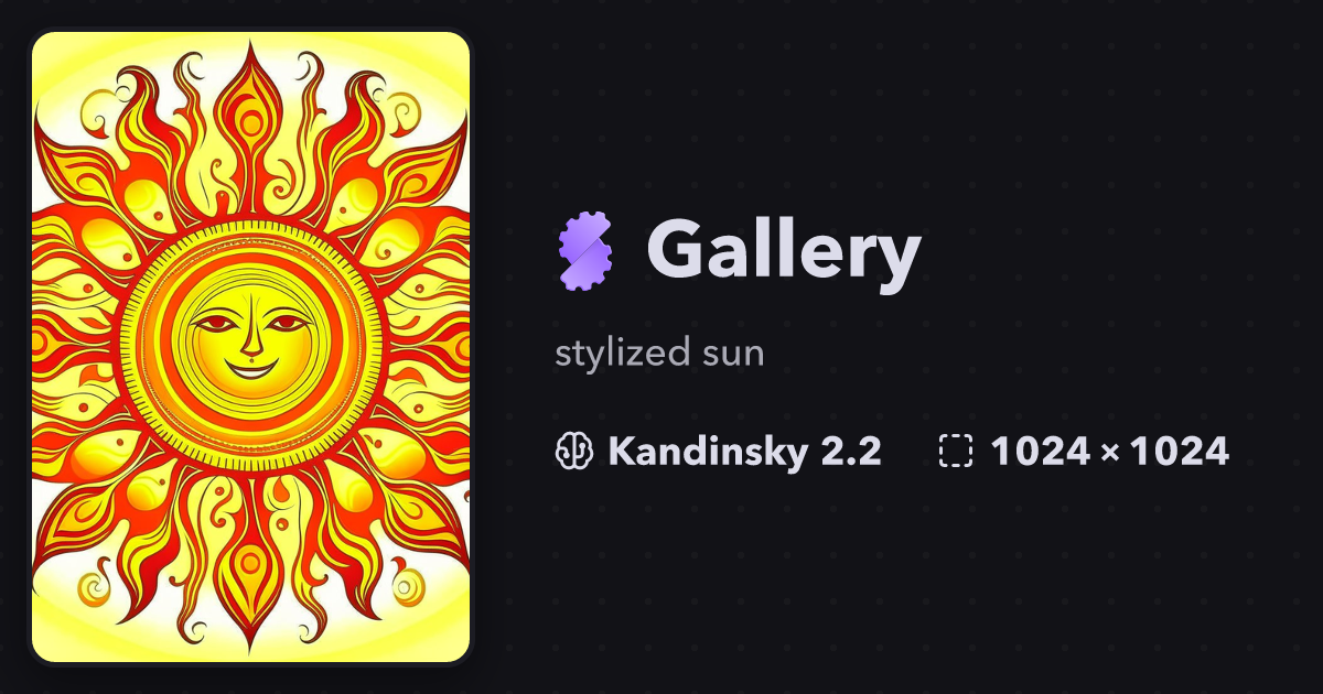 "stylized sun" | Gallery | Stablecog
