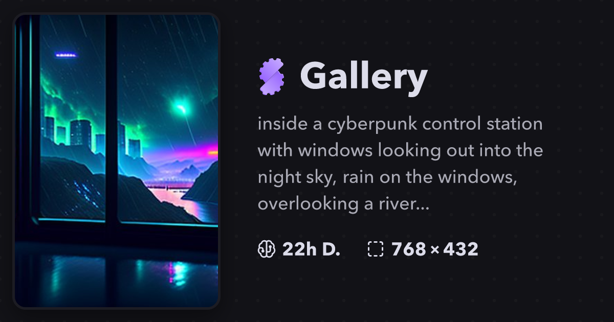 "inside a cyberpunk control station wi..." | Gallery | Stablecog
