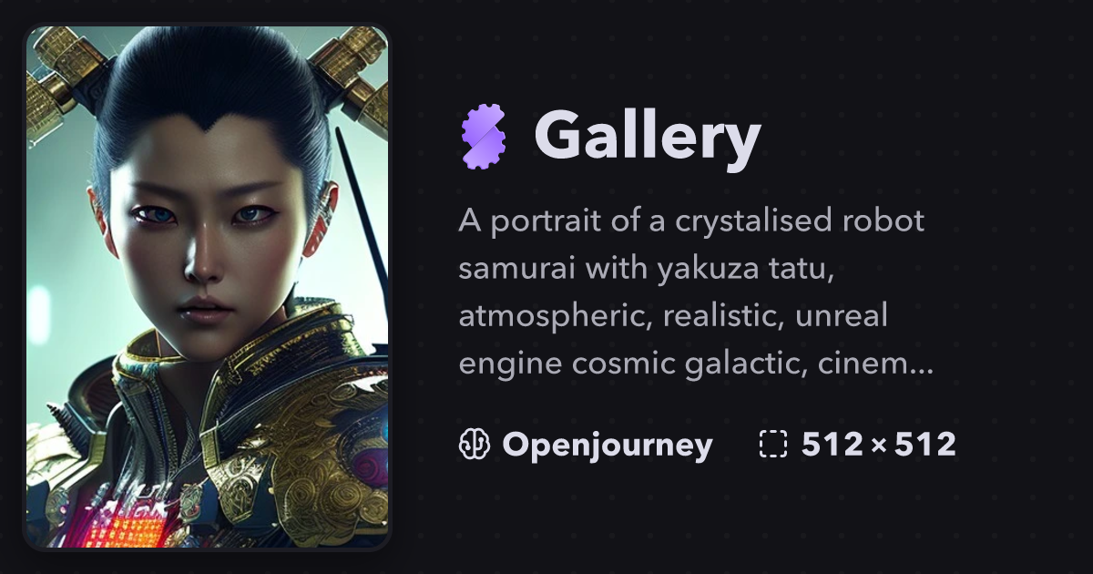 "A portrait of a crystalised robot sam..." | Gallery | Stablecog