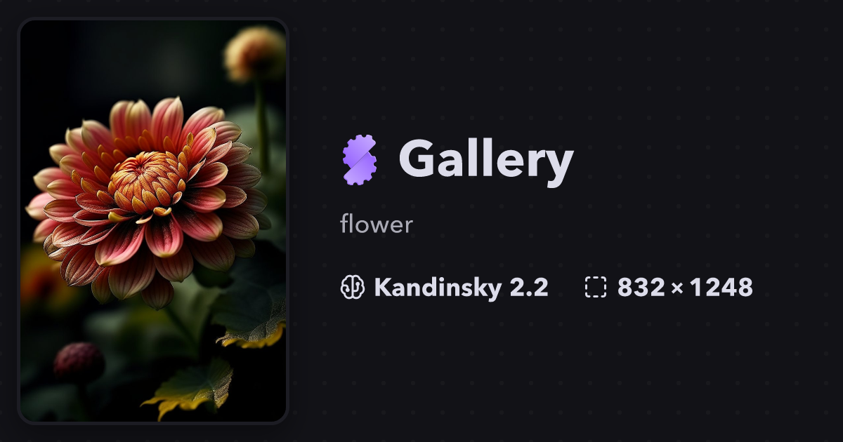 "flower" | Gallery | Stablecog