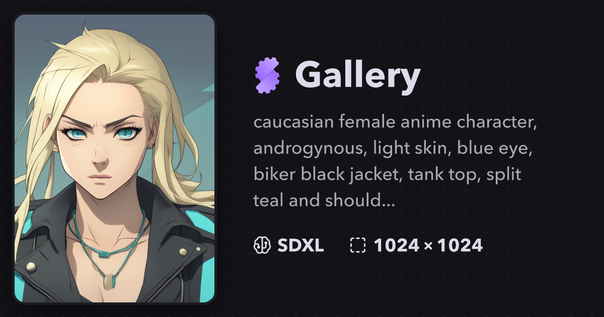 "caucasian female anime character, androg..." | Gallery | Stablecog