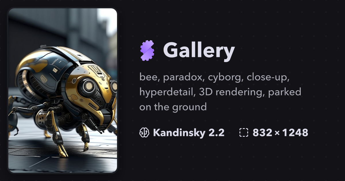 "bee, paradox, cyborg, close-up, hyper..." | Gallery | Stablecog