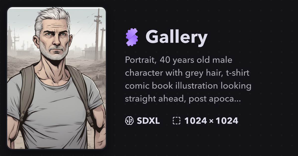 "Portrait, 40 years old male character..." | Gallery | Stablecog