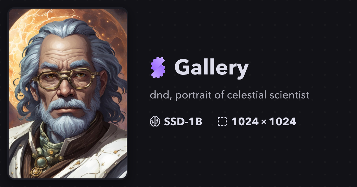 "dnd, portrait of celestial scientist" | Gallery | Stablecog
