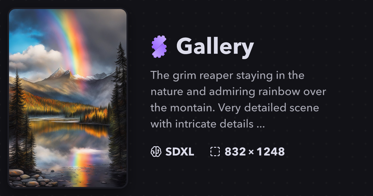 "The grim reaper staying in the nature..." | Gallery | Stablecog