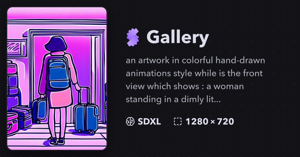 "an artwork in colorful hand-drawn ani..." | Gallery | Stablecog