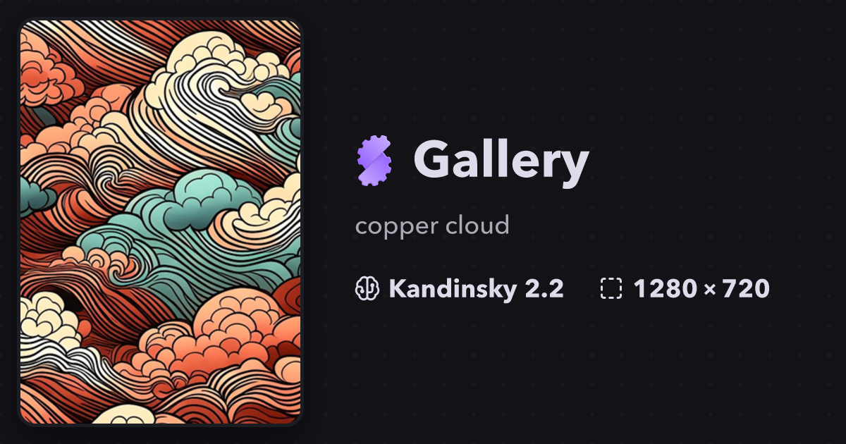 "copper cloud" | Gallery | Stablecog
