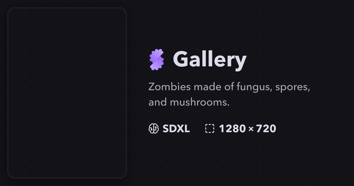 "Zombies made of fungus, spores, and m..." | Gallery | Stablecog