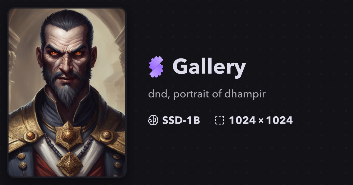 "dnd, portrait of dhampir" | Gallery | Stablecog