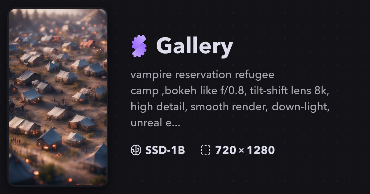 "vampire reservation refugee camp ,bok..." | Gallery | Stablecog