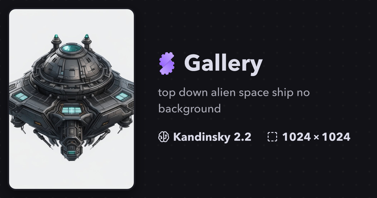 "top down alien space ship no background" | Gallery | Stablecog