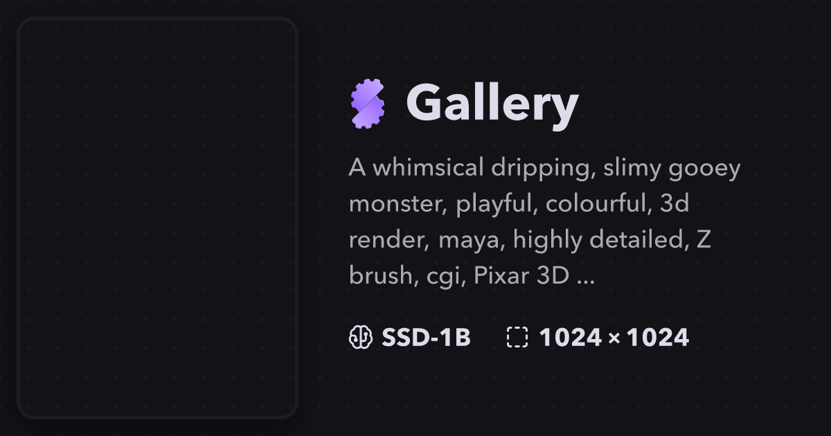 "A whimsical dripping, slimy gooey mon..." | Gallery | Stablecog