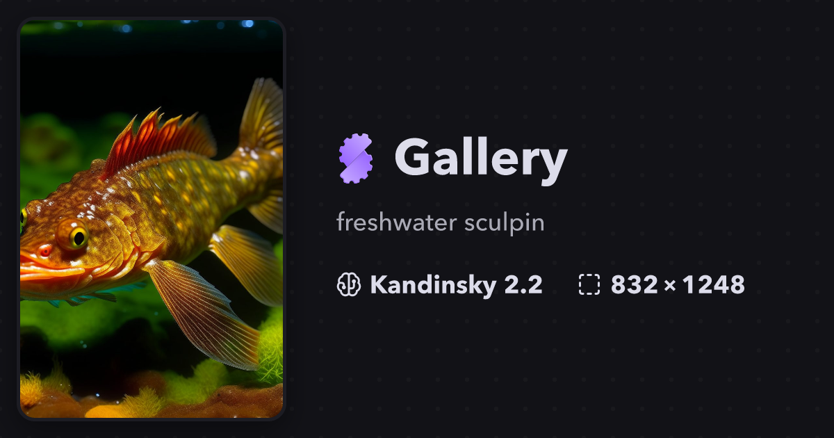 "freshwater sculpin" | Gallery | Stablecog