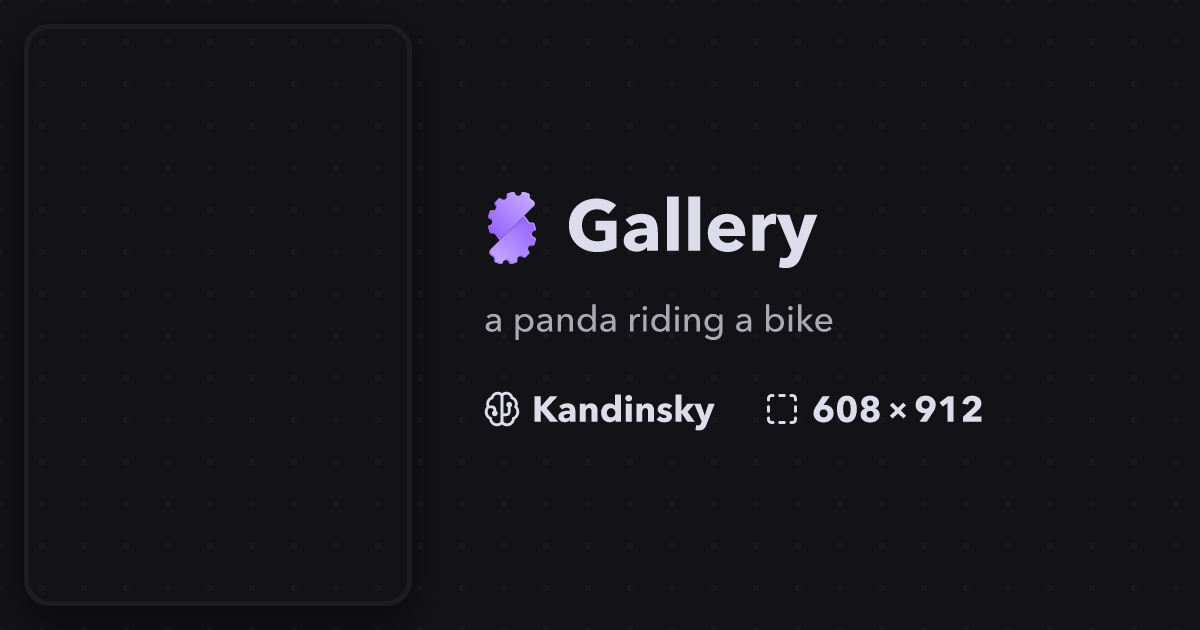 "a panda riding a bike" | Gallery | Stablecog