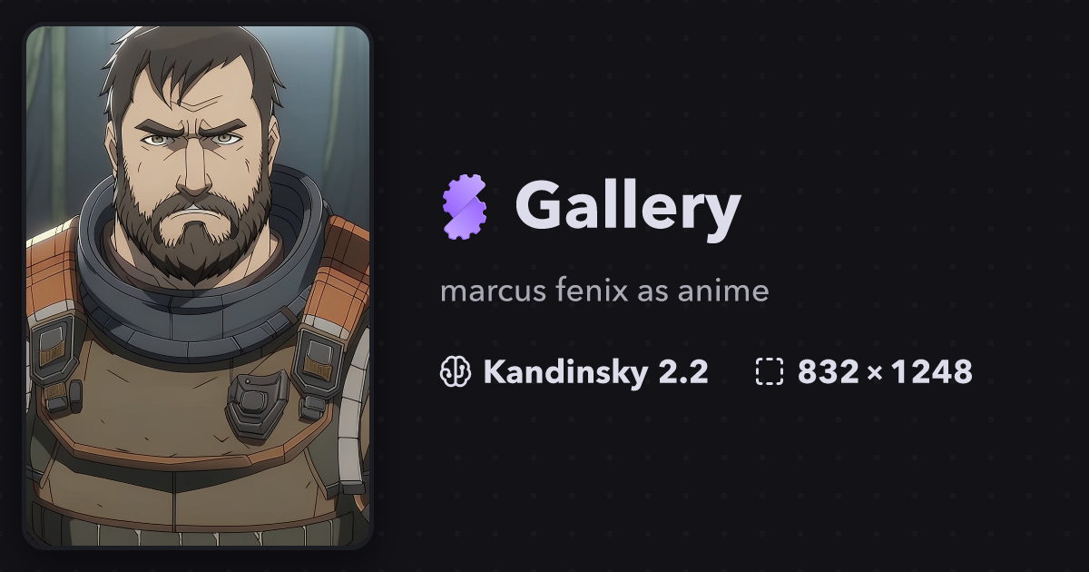 "marcus fenix as anime" | Gallery | Stablecog