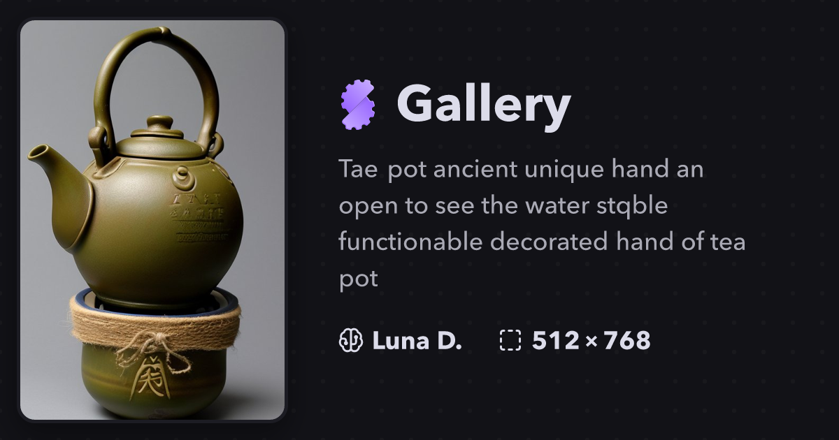 "Tae pot ancient unique hand an open to s..." | Gallery | Stablecog