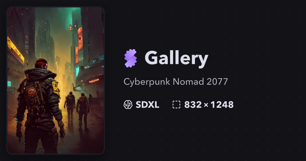 Cyberpunk Nomad 2077 | Gallery