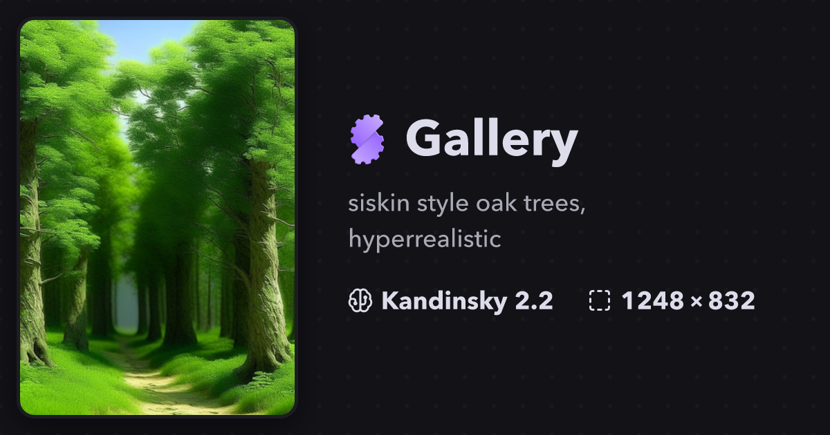 "siskin style oak trees, hyperrealistic" | Gallery | Stablecog