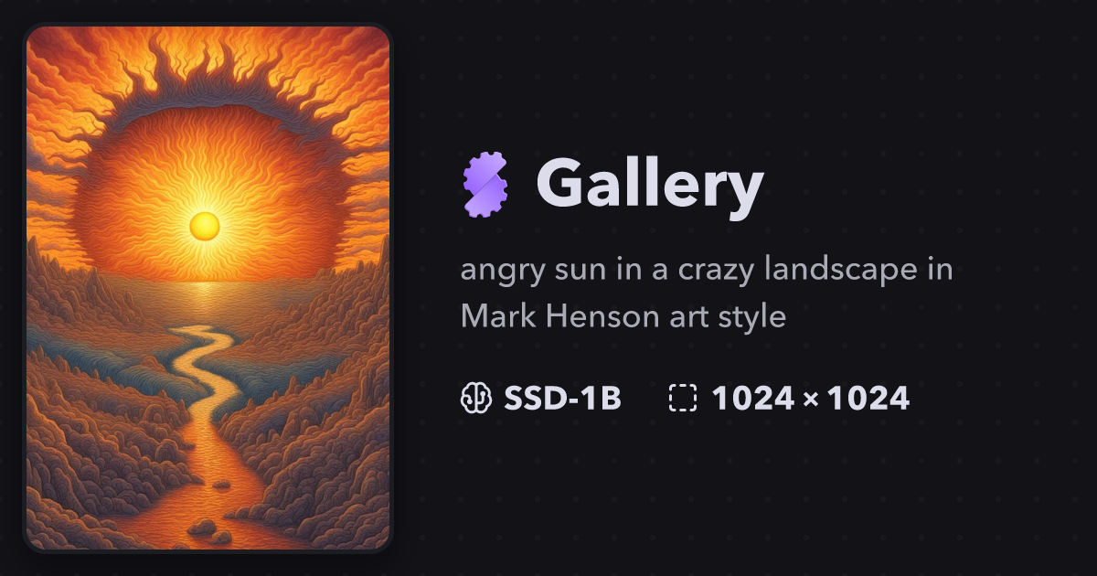 "angry sun in a crazy landscape in Mar..." | Gallery | Stablecog