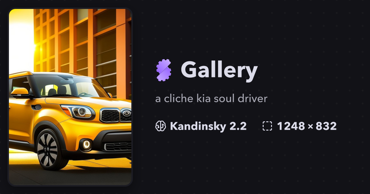 "a cliche kia soul driver" | Gallery | Stablecog
