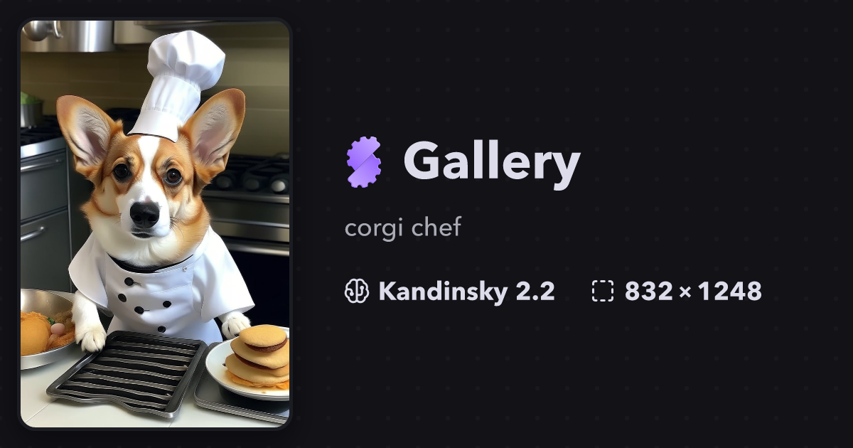 "corgi chef" | Gallery | Stablecog