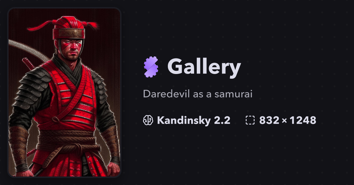 "Daredevil as a samurai" | Gallery | Stablecog